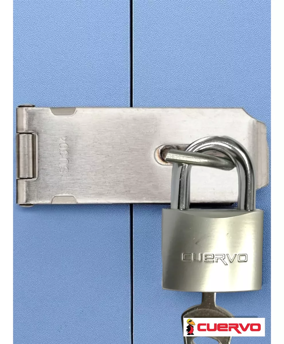 Candado 60mm acero niquelado reforzado - ferreteriasanducera